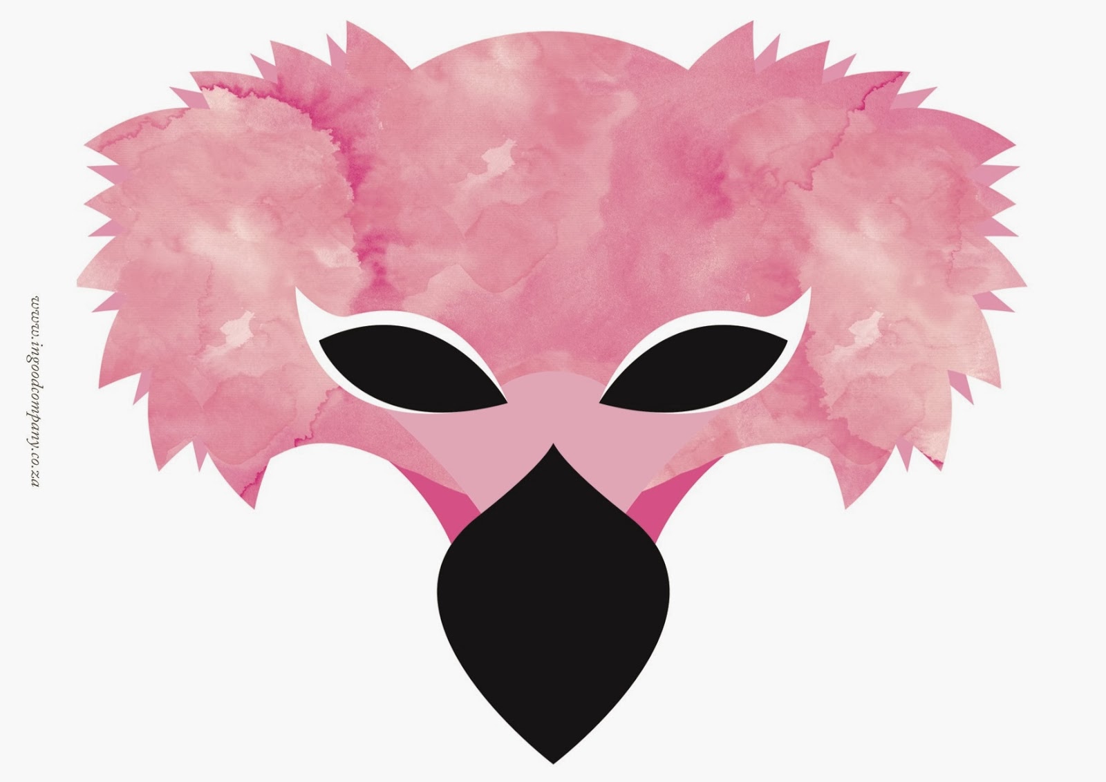 You are In Good Company: GOOD PLAN - Flamingo Masks
