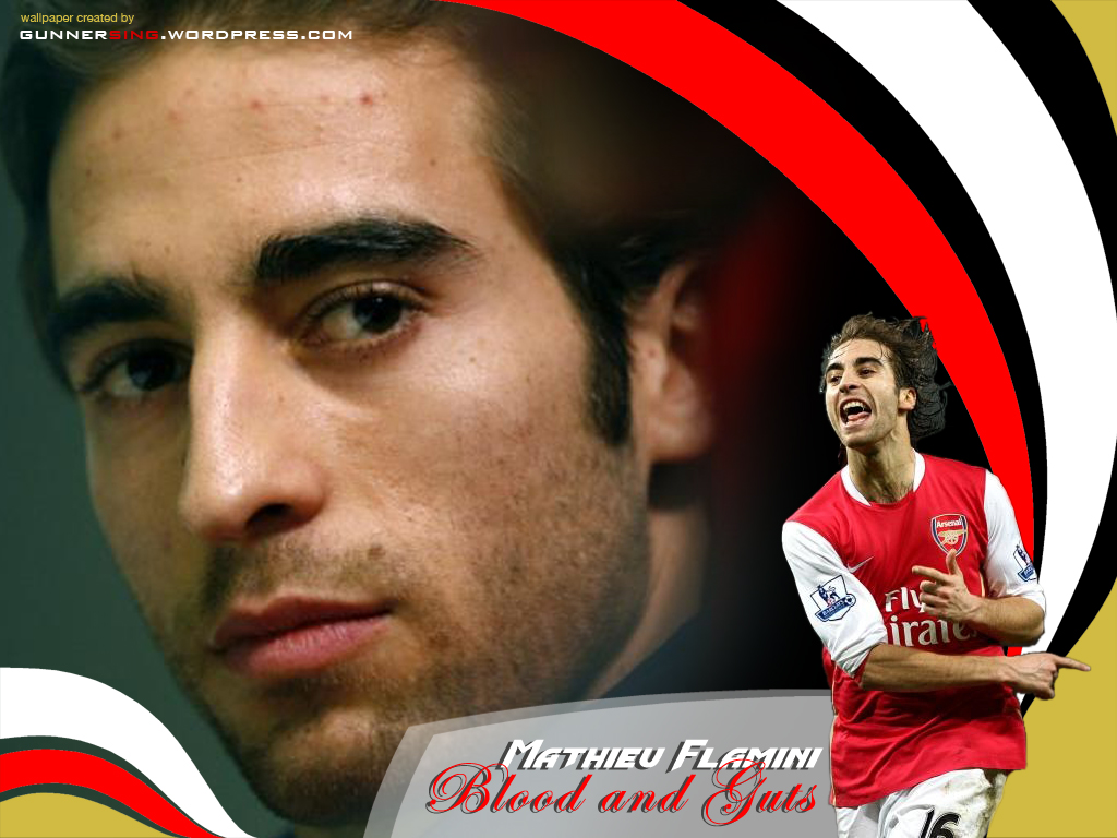 Top Football Players: Mathieu Flamini Wallpapers of 2012