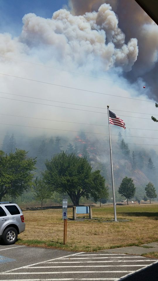 Marblemount Homestead: Terrible wild fires virtually in our backyard