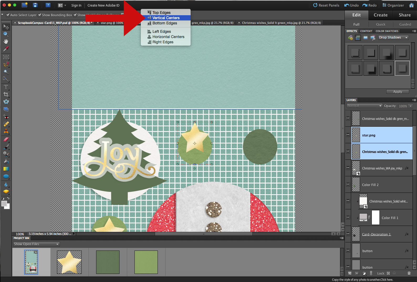 A DAY IN THE LIFE OF:: Day 2 of 12 Days of Christmas Cards