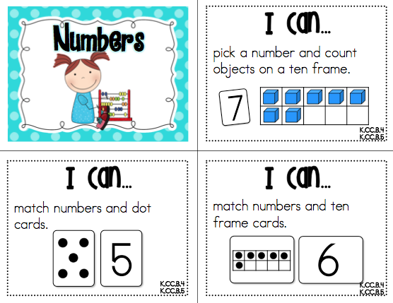 Mrs. Ricca's Kindergarten: Math Centers Task Cards