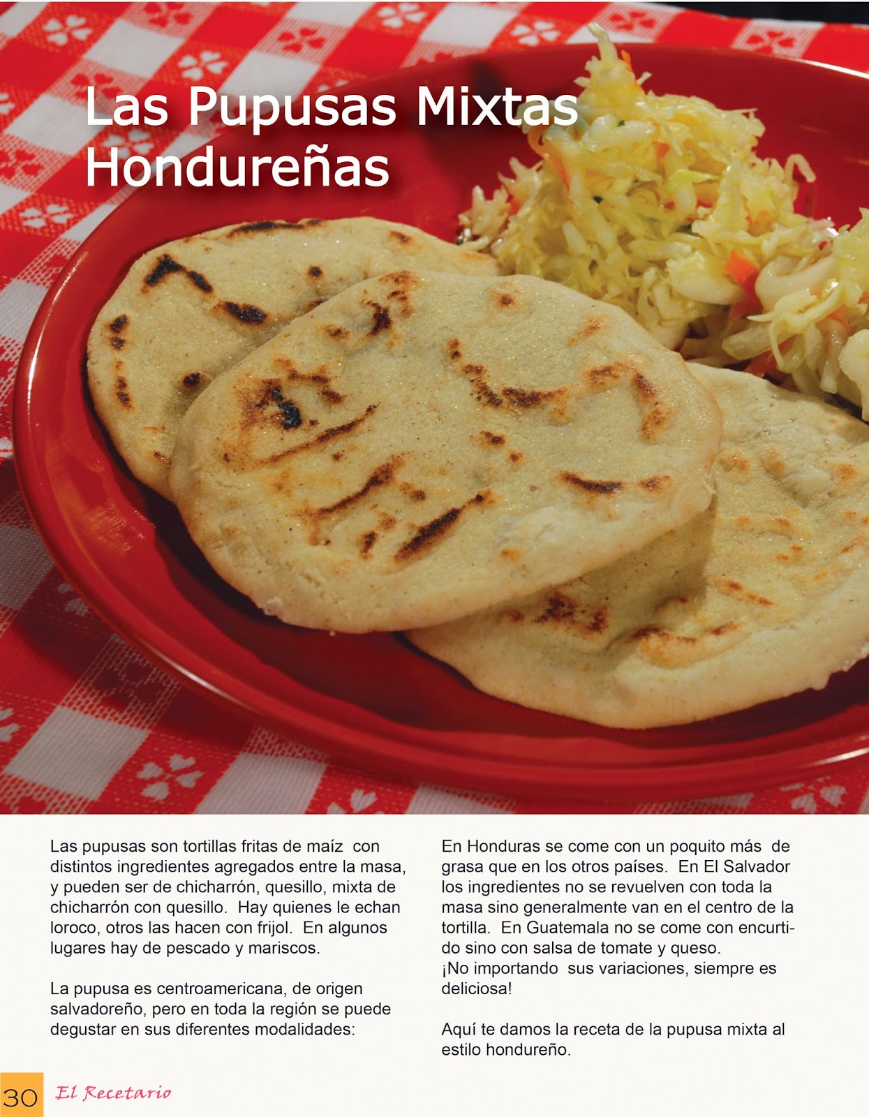 Con Sabor Catracho: Pupusas, receta fácil