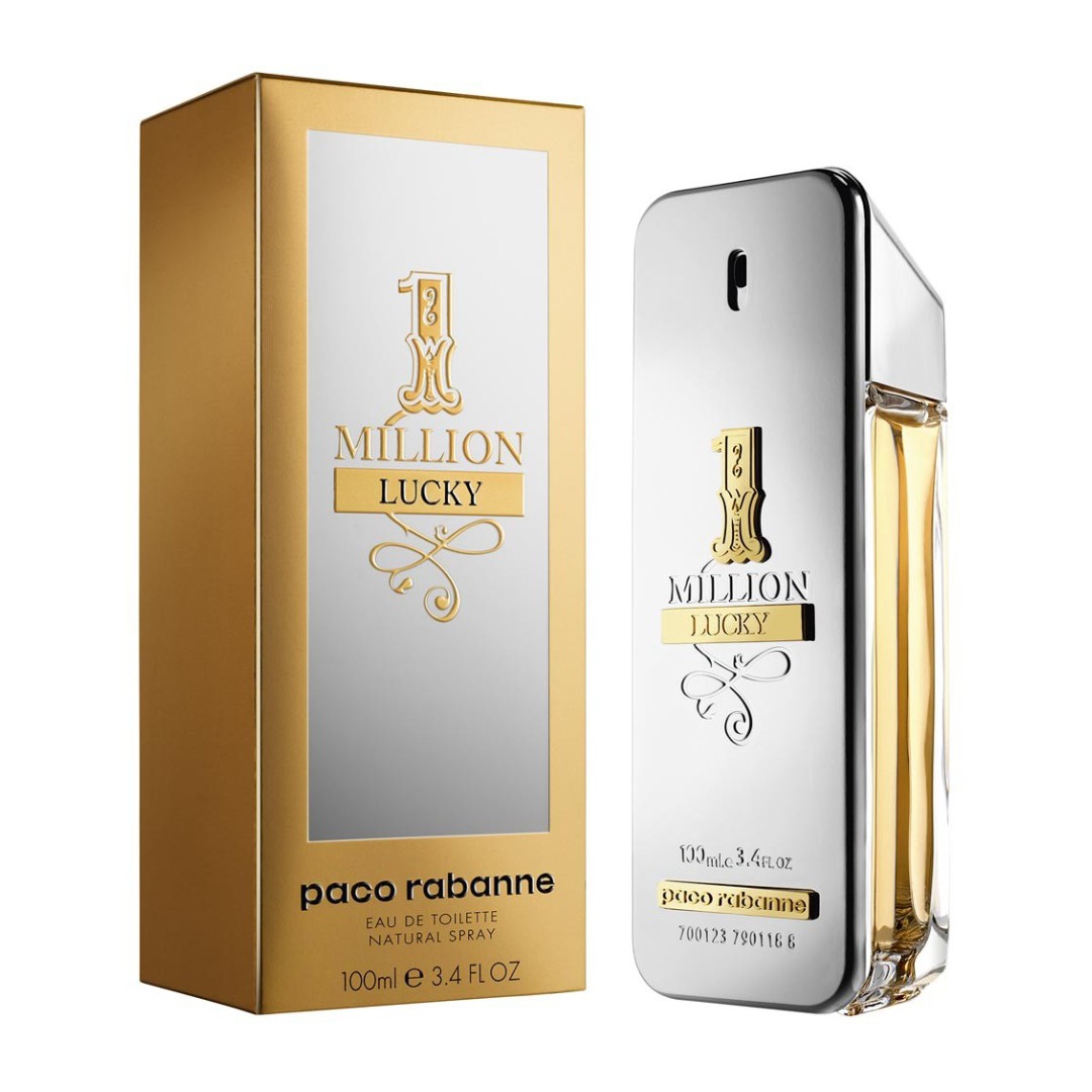 **New** Paco Rabanne 1 Million Lucky Eau De Toilette Spray ~ Full Size ...