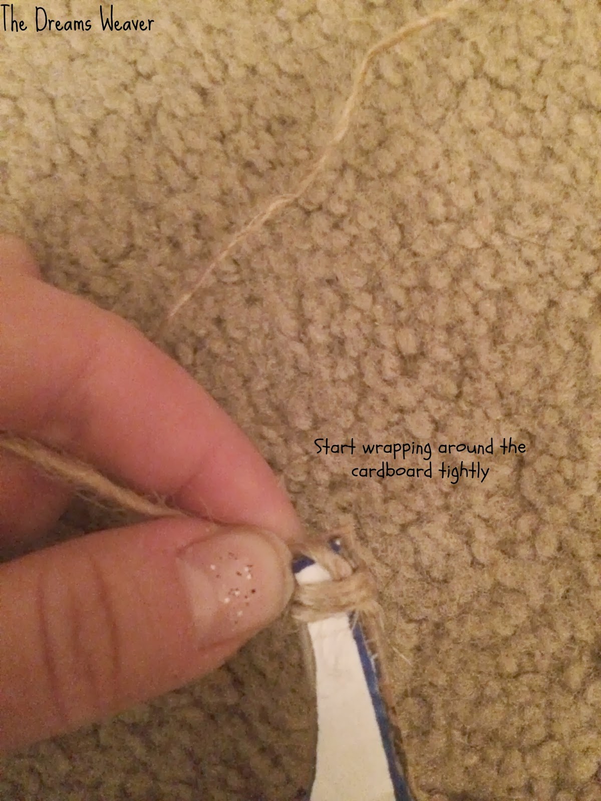 The Dreams Weaver: Monogram Jute Initial