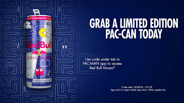 Neon Rocketship: Red Bull Pac-Cans