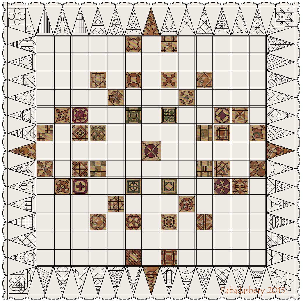 Fabadashery: Dear Jane Update, November 2015 - 3rd Anniverary Edition