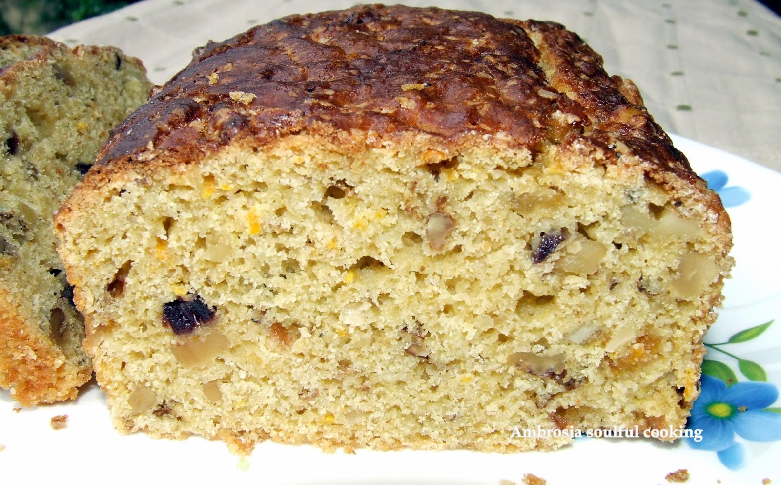 ORANGE CRANBERRY BREAD - WHOLEWHEAT AND WHOLESOME | Ambrosia