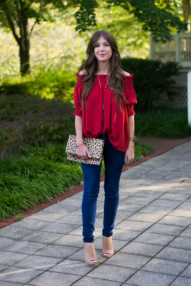 How To Wear Off-Shoulder in Fall - Chasing Cinderella