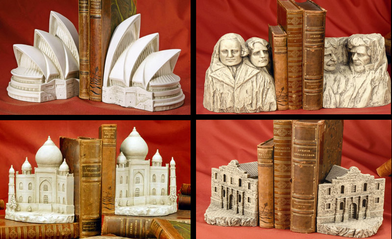 Building Collector: Architectural Building Bookends Available