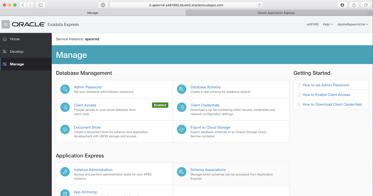 Dimitri Gielis Blog Oracle Application Express Apex Multiple Apex Workspaces In One Oracle