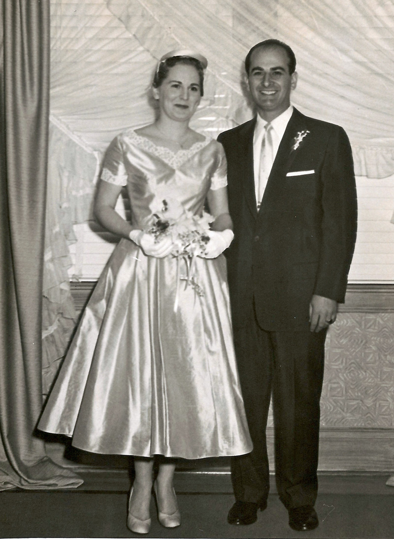 Rooted in Elizabeth: Wedding Bells 1955 : Dixon and Traina