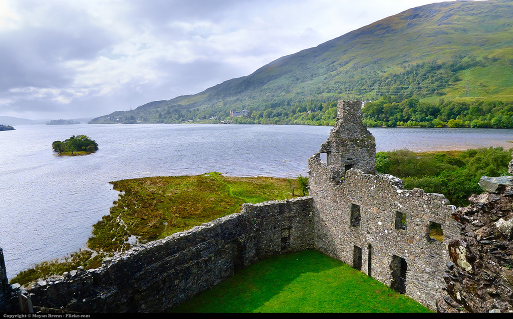 Deserted Places: The abandoned Kilchurn Castle in Scotland