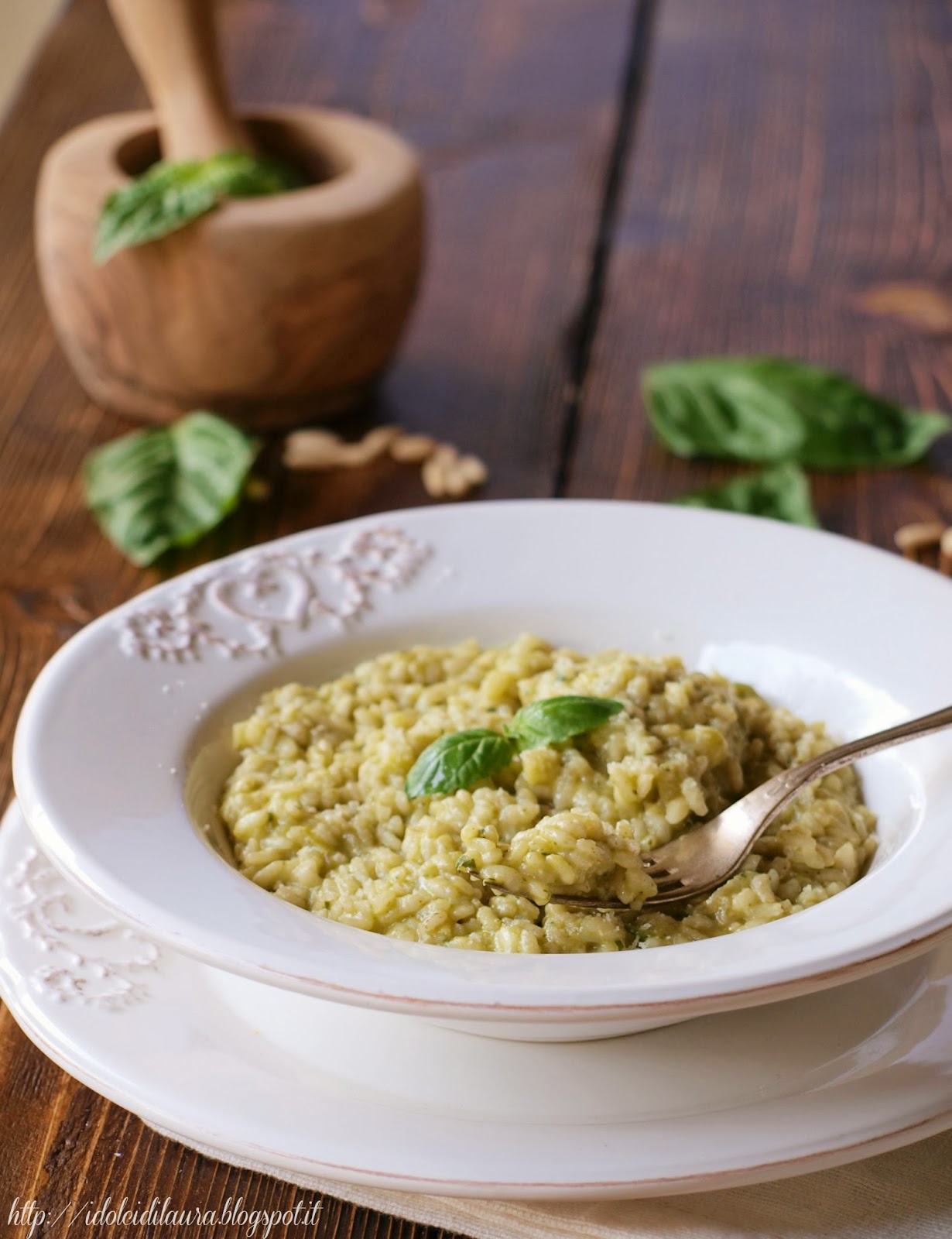 i dolci di laura: Risotto al pesto