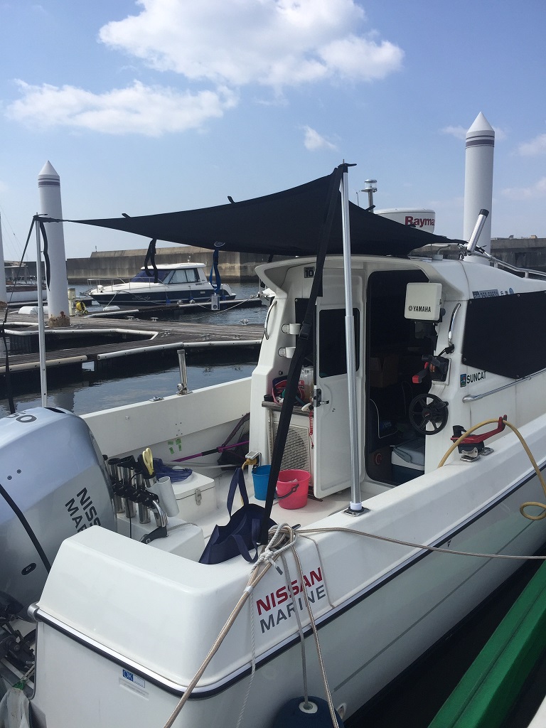 素敵に老いる: T-TOP Boat shade kit 他、艤装たっぷり