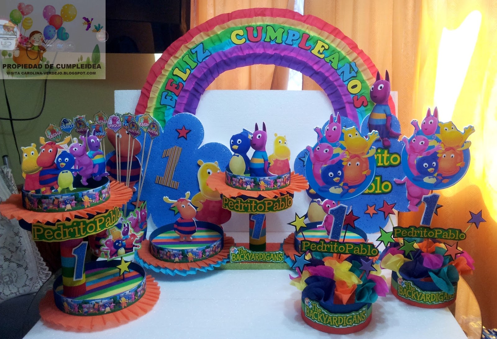Imagenes de decoración de cumpleaños Backyardigans - Imagui