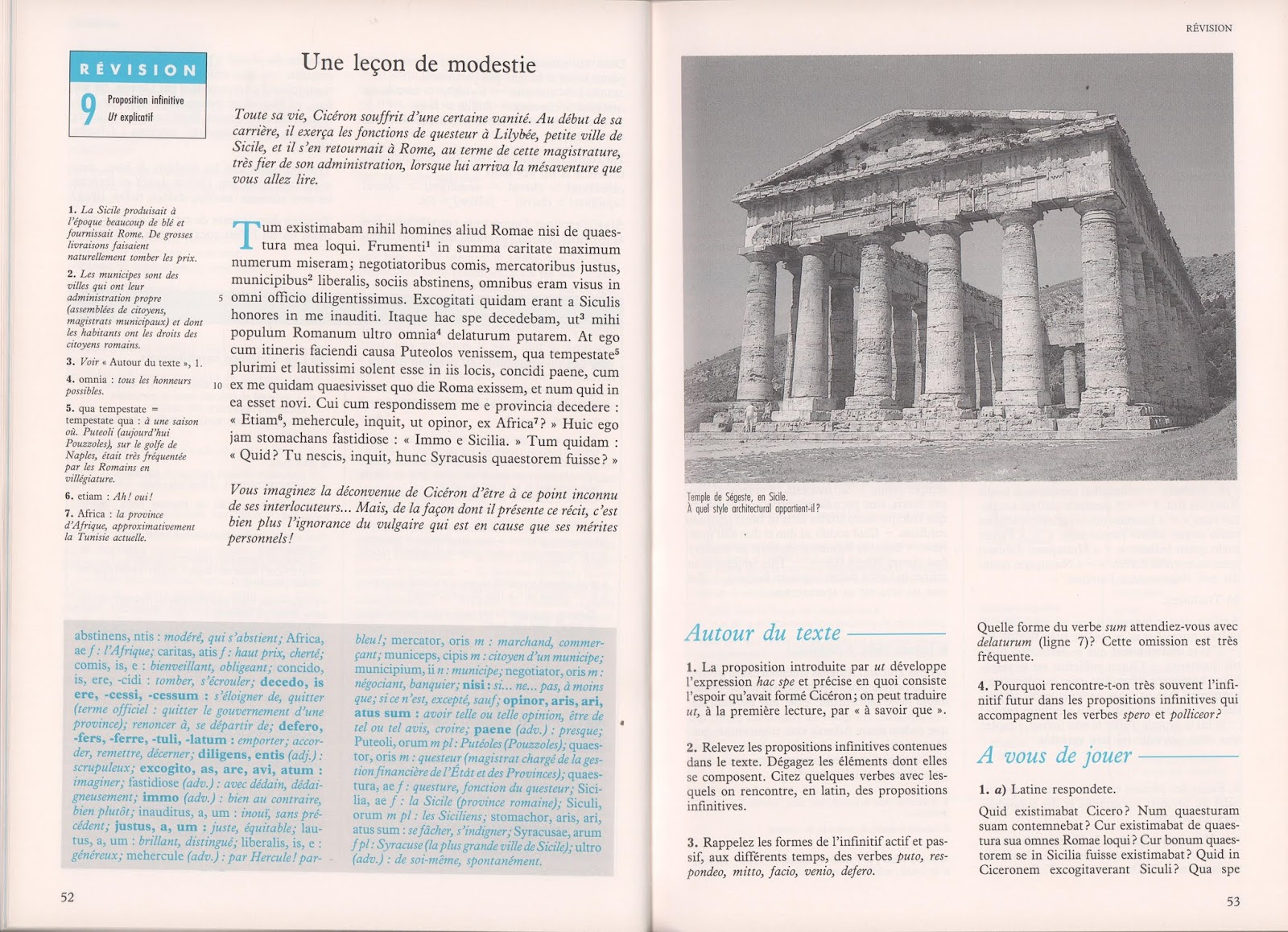 école : références: Martin, Gaillard, Cousteix, Laliman, Latin seconde ...