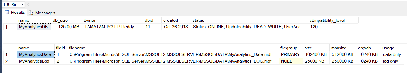 How to Create a Database in SQL Server using the T-SQL Query | Power BI ...