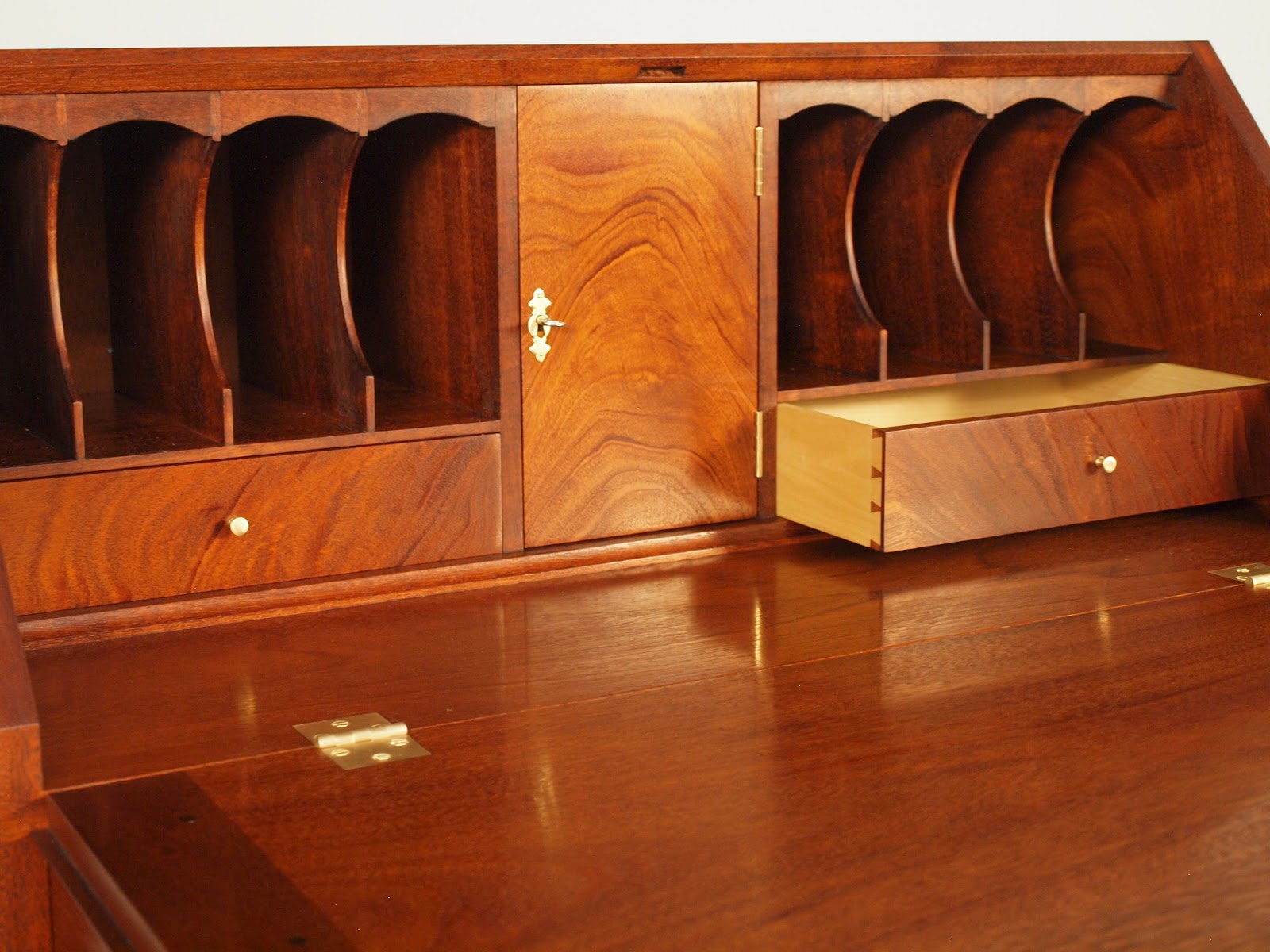 Doucette and Wolfe Fine Furniture Makers: Slant Front Desk