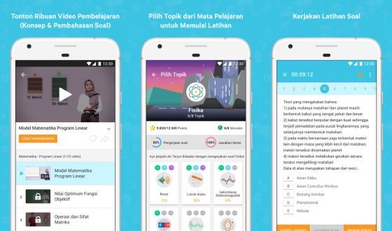 Solusi Belajar Melalui Android Dengan Aplikasi Ruangguru - GURU MAJU