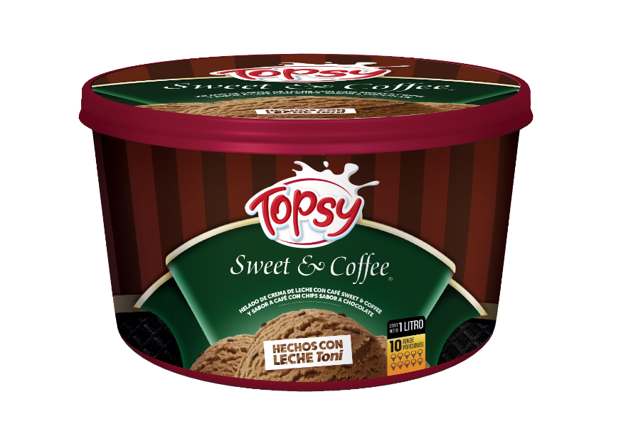 HELADOS TOPSY Y SWEET &COFFEE SE UNEN PARA CREAR UN HELADO COMO NINGÚN OTRO