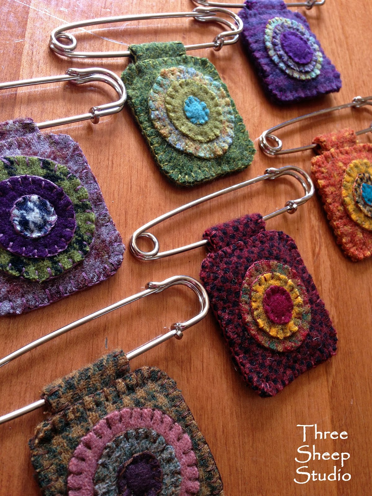 Three Sheep Studio: Penny Pins... Three Sheep Studio: Penny Pins...