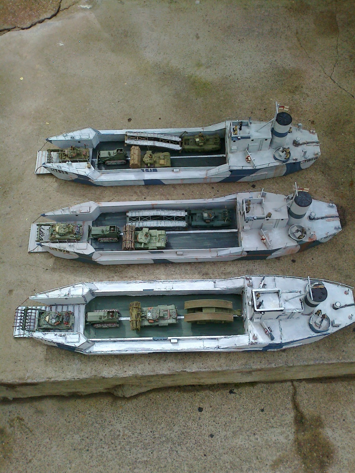 jp wargaming place: Rapid Fire! 1/72nd scale LCT 4, Normandy Landings, 6 June 1944