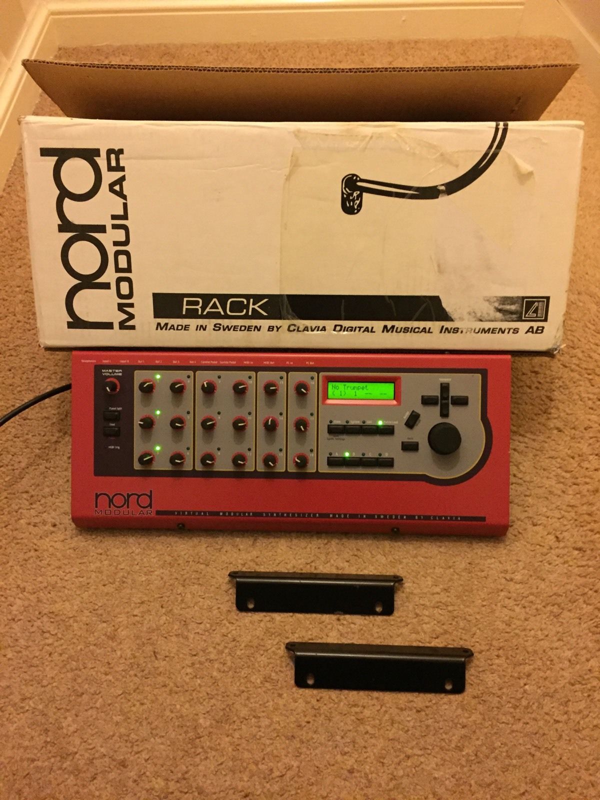 MATRIXSYNTH: Clavia Nord Modular G1 Rack Synth V3.03 with Original Box