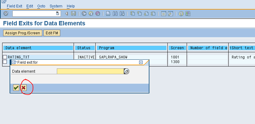 SAP TECH: Example for Global Field Exit