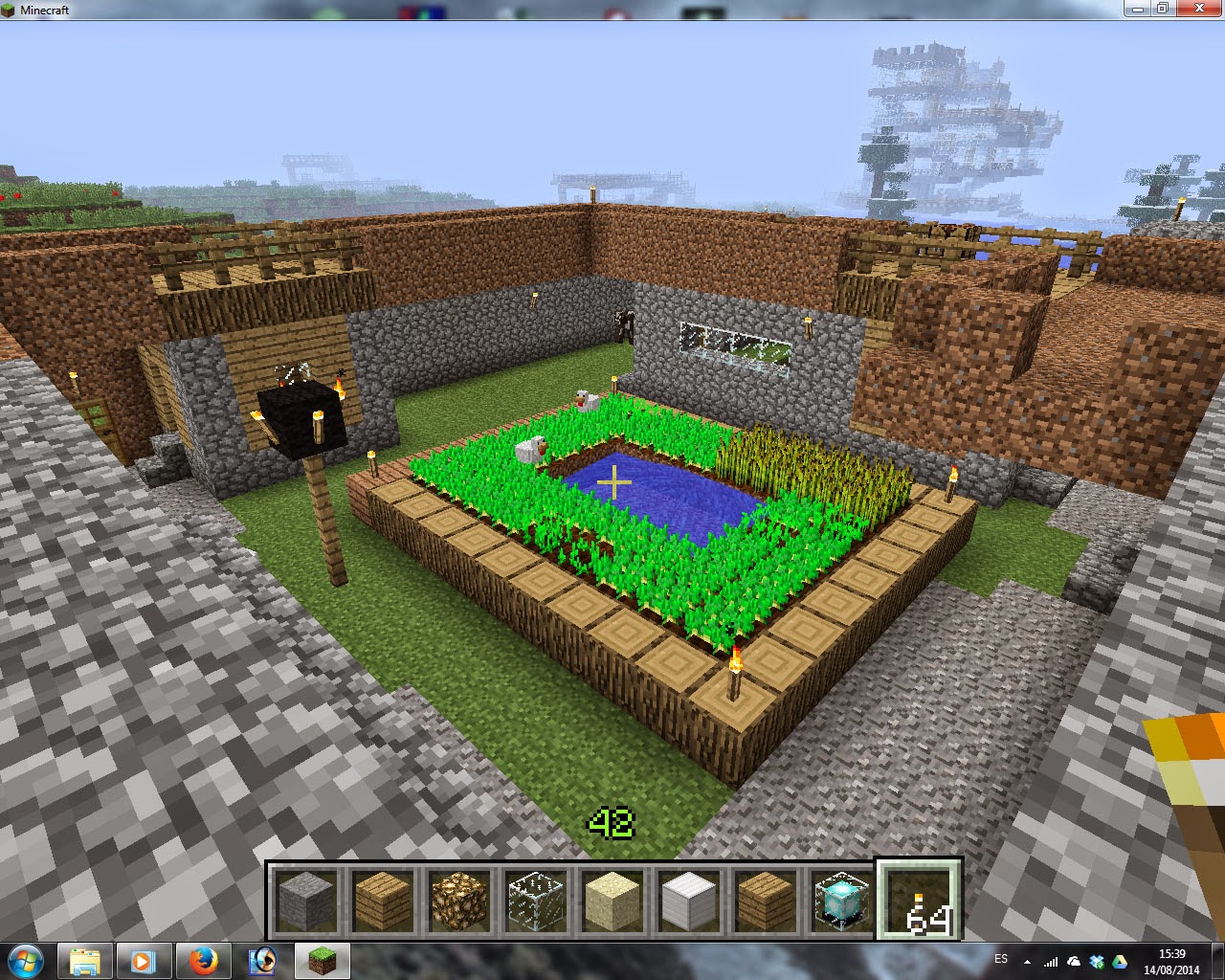 Construcciones en Minecraft: Antiguo Poblado Fortificado