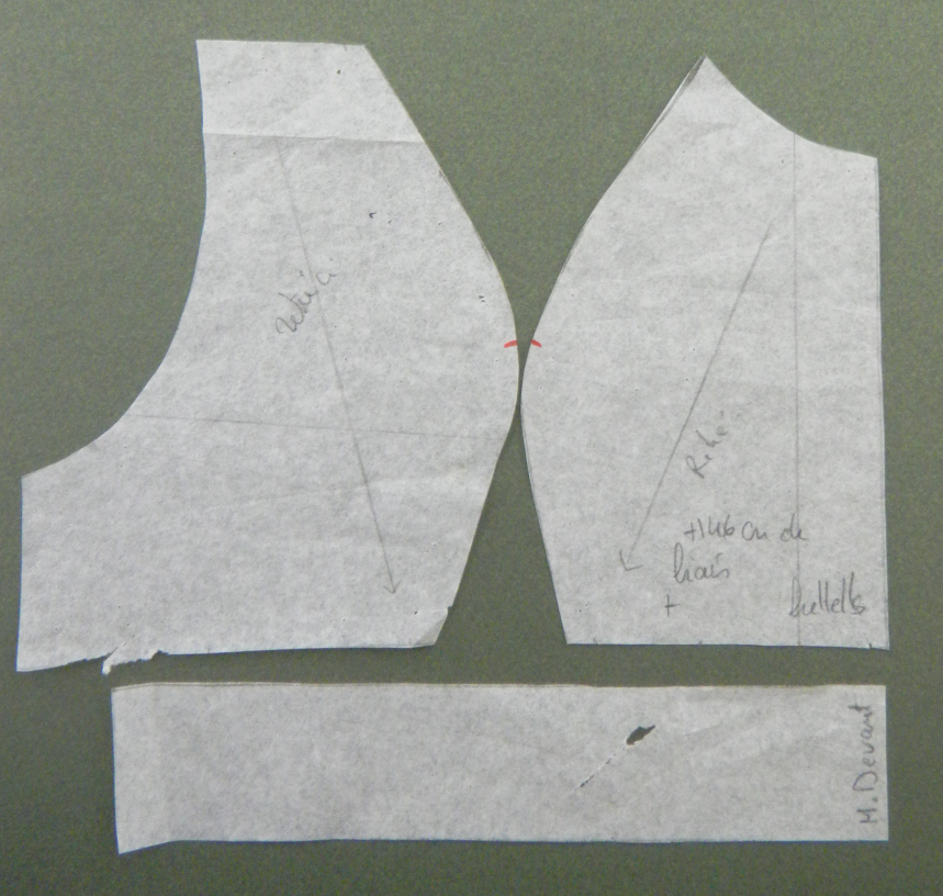 éphémère couture: Drafting a sports bra pattern