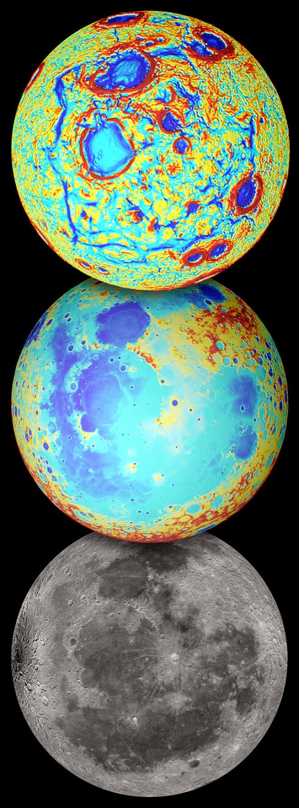 Suburban spaceman: NASA GRAIL: Procellarum region on the Moon