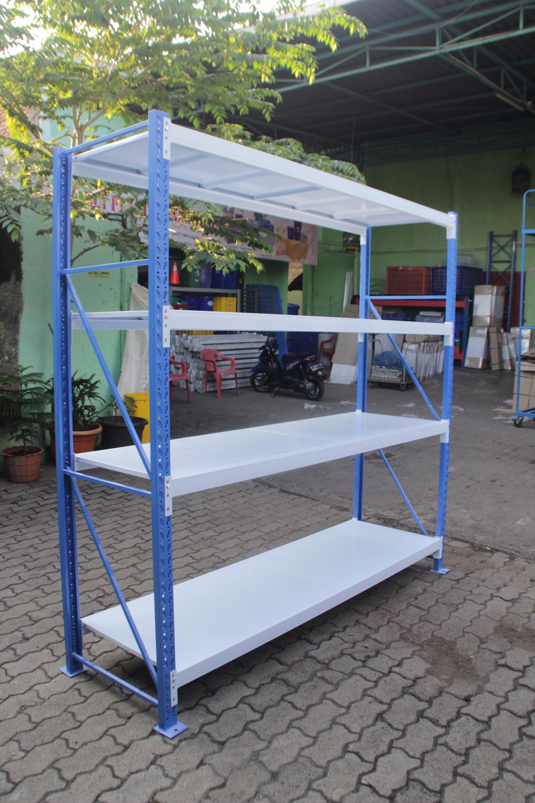 Rak Gudang Light Duty AZ 36 Kekuatan 250 kg Per Ambalan | RAK GONDOLA ...