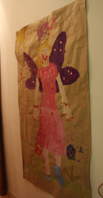 Explore and Express: Group Art Project: Life-Size Fairy Collage