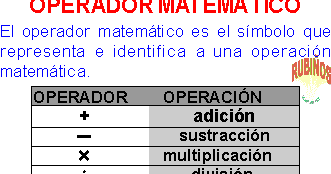 OPERADORES MATEMATICOS PROBLEMAS RESUELTOS