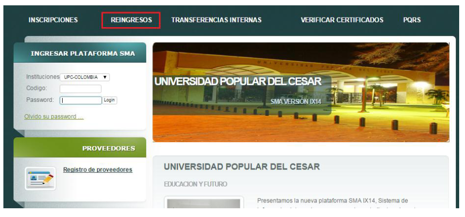 COMO HACER UN REINGRESO EN LA UPC? REINGRESA A LA UNIVERSIDAD ...
