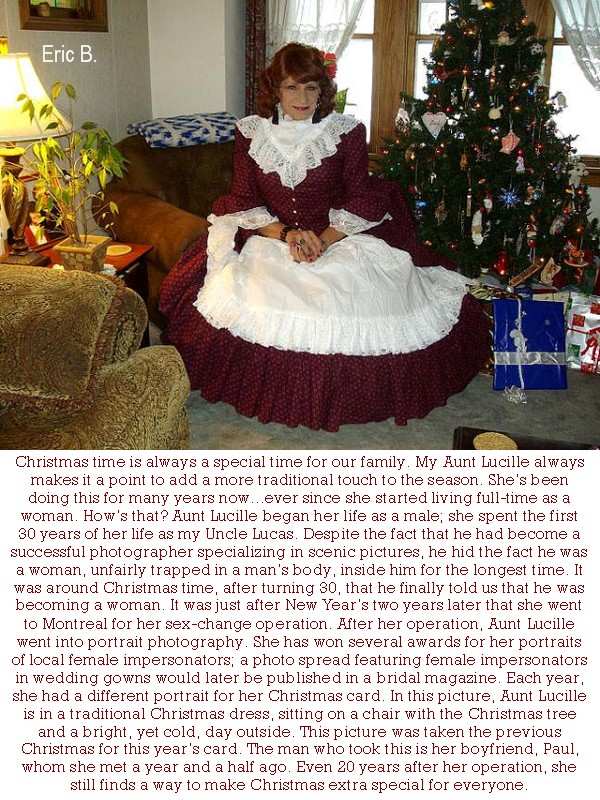 Eric's Transgender Captions: Christmas with Aunt Lucille