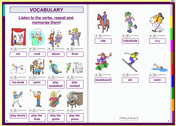 Miss K's English lessons: Talents