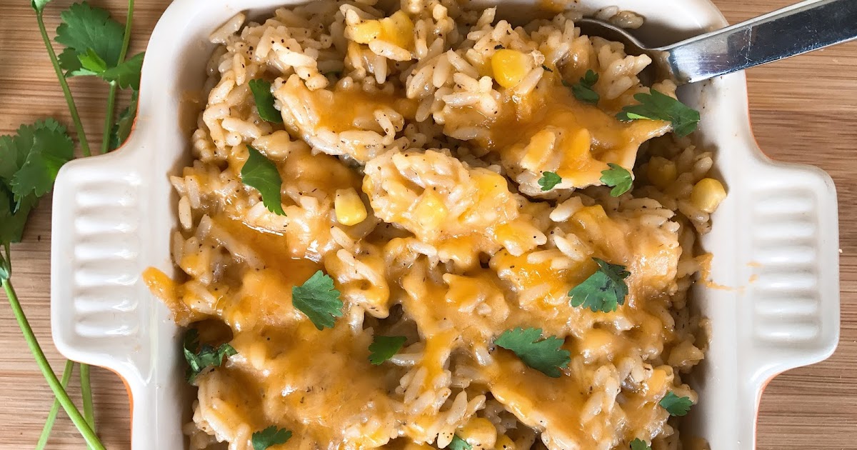 Cheesy Rice with Corn and Ancho Chile
