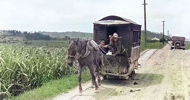 Just A Car Guy: colorized photos from 1935 Okinawa
