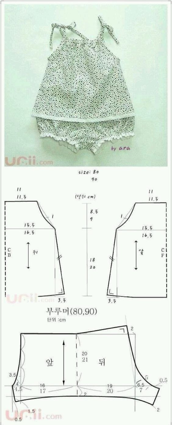 Moldes de roupas de bebe grátis para imprimir - Ver e Fazer