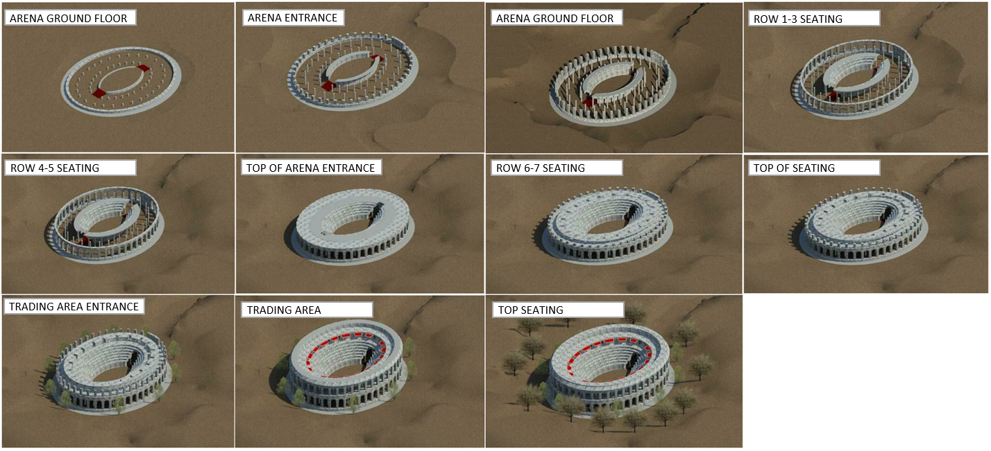 Revit Recess: Parametric Revit Roman Arena
