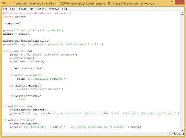 Python 06. Adivina el número ~ Tecnología e Informática