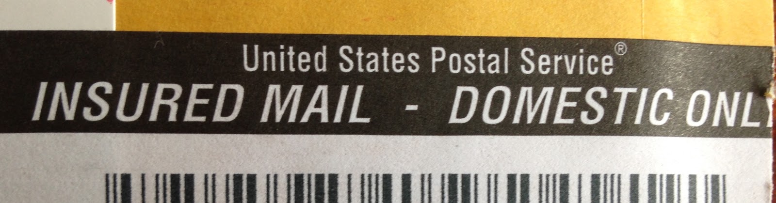 Waiting 'til Next Year...: Insured Mail!