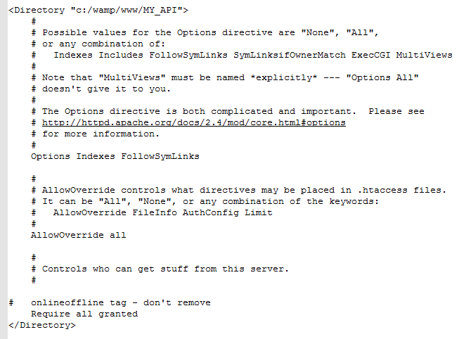 Apache Enable Mod Rewrite For Php Rest Api