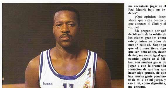 Ricky Brown - Revista Oficial Real Madrid (1991) | Blog del Real Madrid