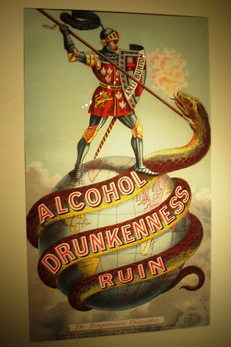 Grace Baker Typography: Temperance - Anti Alcohol Campaign