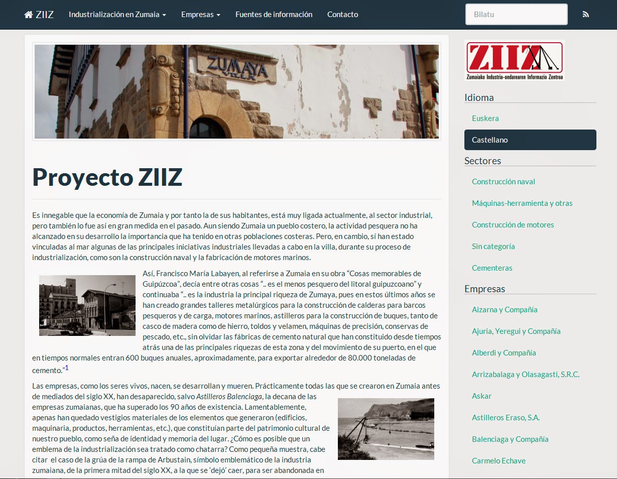 Patrimonio Industrial Arquitectónico: Web del Proyecto ZIIZ, Centro de ...