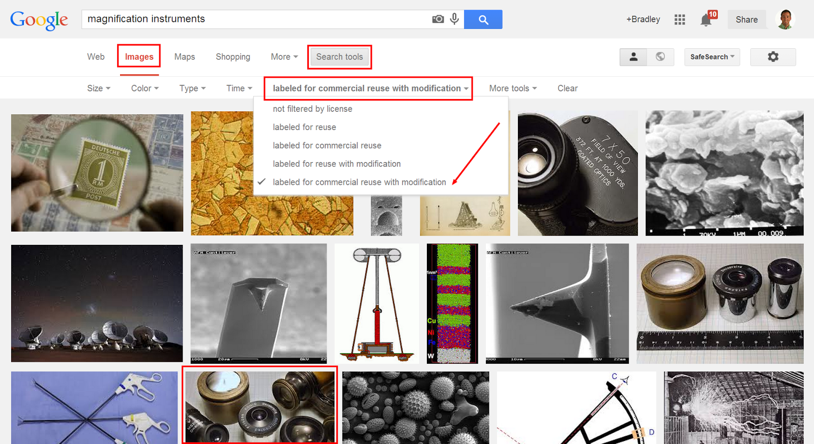Did You Know? Google Image Search Tools