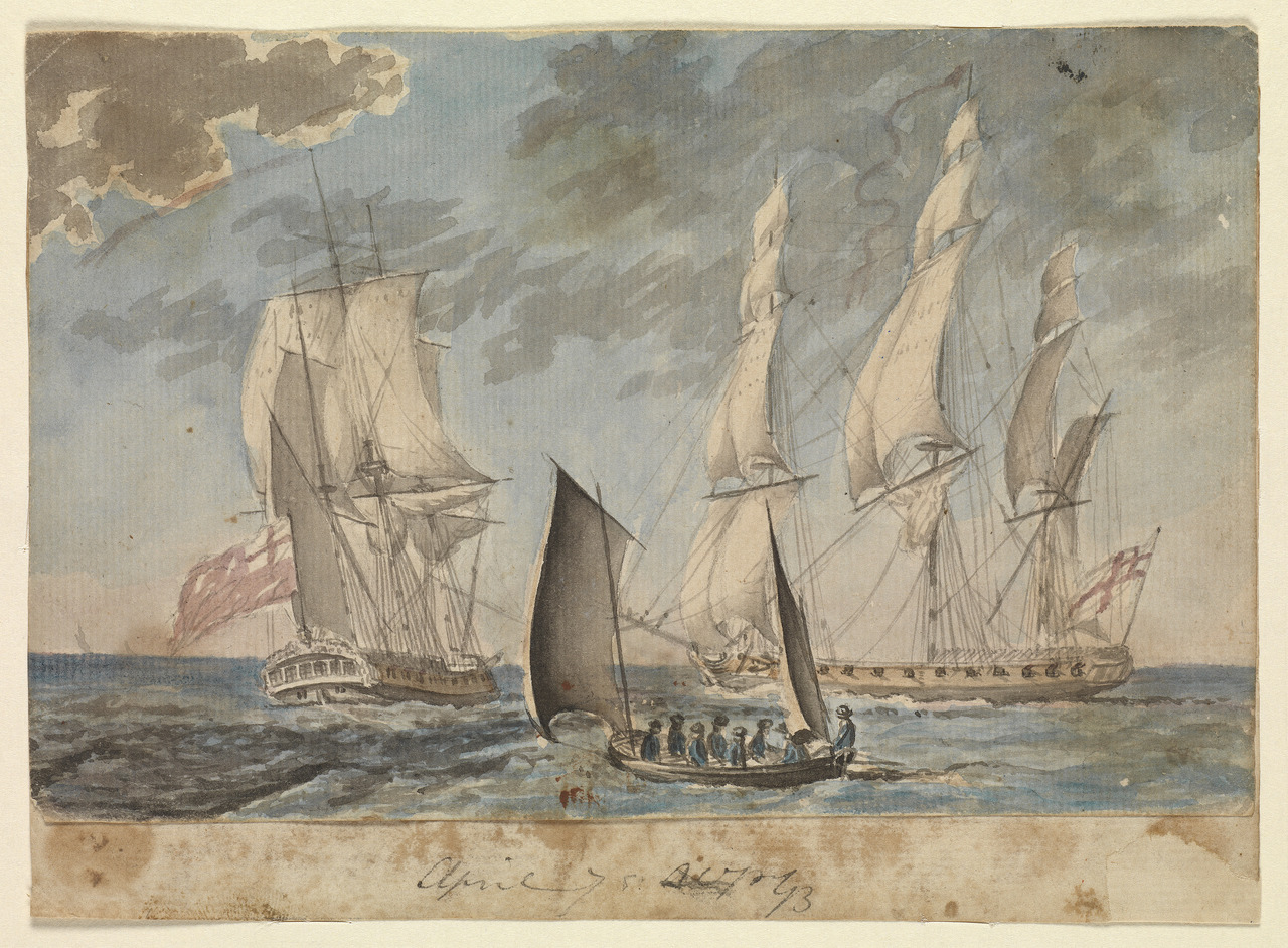 British Tars, 1740-1790: Two Small Royal Navy Frigates, 1775