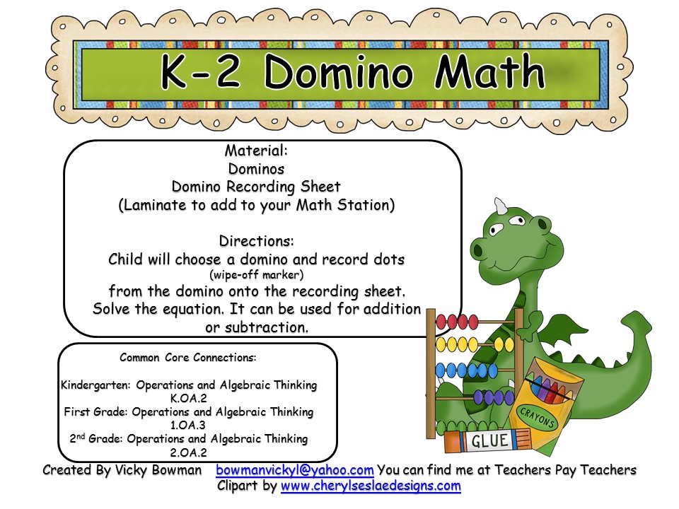 Vicky's Common Core Connections: Learning Games perfect for home use...